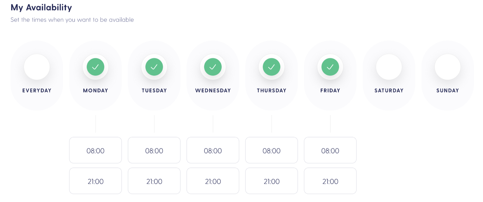 How to set your availability 📆 - Eagledial.com